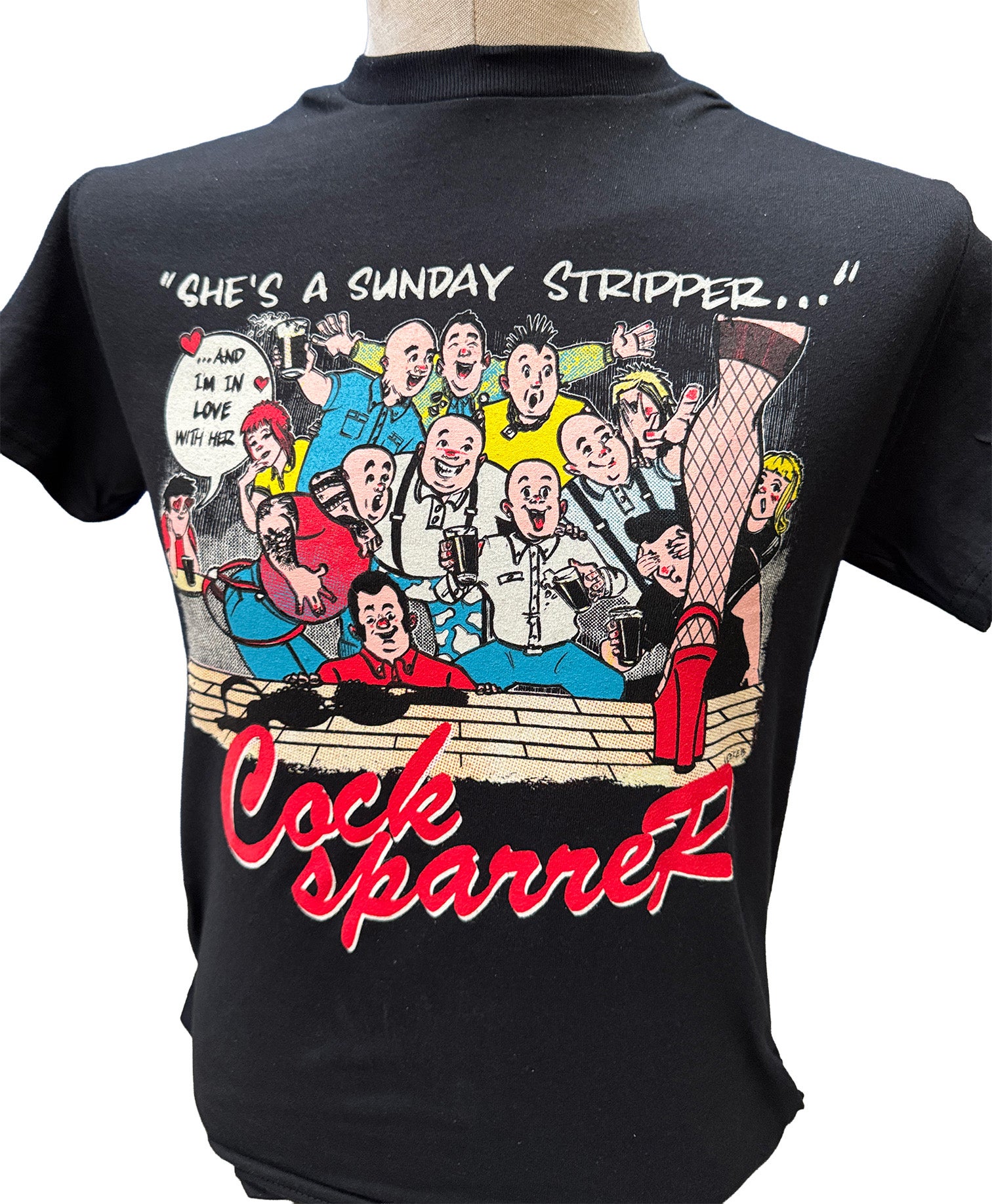 Tee - Sunday Stripper | Sparrer Shop - Official Cock Sparrer Merchandise